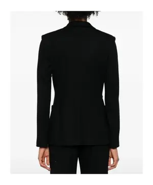 Harris Wharf London Double-breasted Blazer - Black
