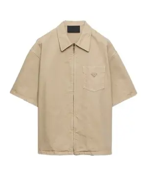 Prada Old Denim Shirt - Sand