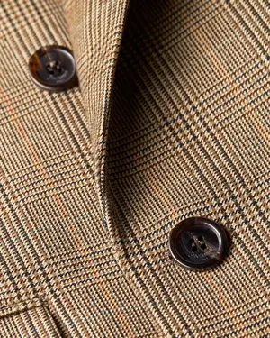 Saint Laurent Double-breasted Blazer - Brown
