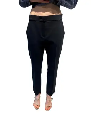 Max Mara Straight-leg Casual Pants - Black