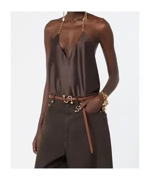 Sportmax V-neck Suspenders
