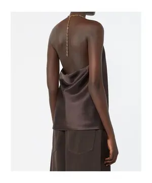 Sportmax V-neck Suspenders