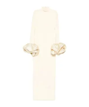 Solace Long-sleeve Maxi Dress - Nude