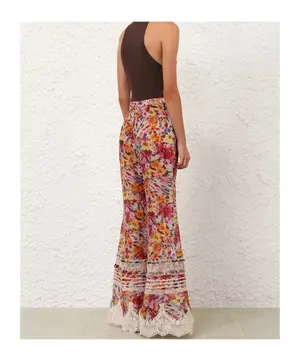 Zimmermann Luna Floral Lace Trousers - Multi Floral