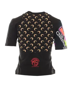 MARINE SERRE Graphic Print Crewneck T-shirt