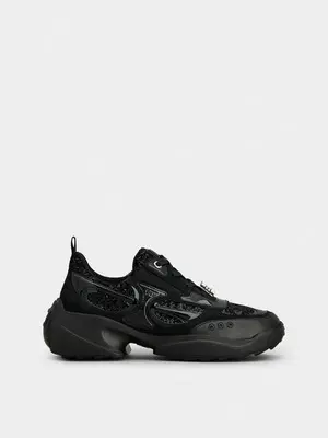 ROGER VIVIER Viv' On The Run Sneakers With Sequins