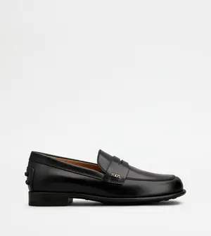 TOD'S Loafers In Leather - Black