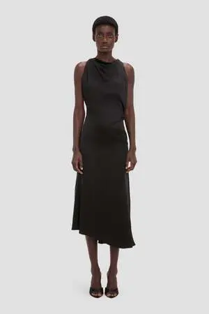 Victoria Beckham Sleeveless Twist Dress - Black