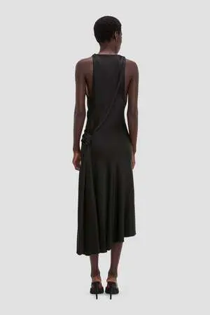 Victoria Beckham Sleeveless Twist Dress - Black