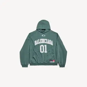 Balenciaga Basketball Graphic Hoodie - Green