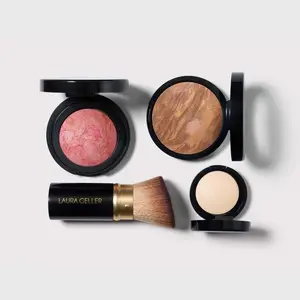 Laura Geller Beauty The Daily Routine: Natural Finish Full Face Makeup Kit - Tan