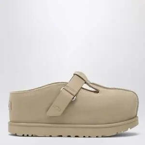 UGG Goldenstar Hi Suede Clogs In Sand