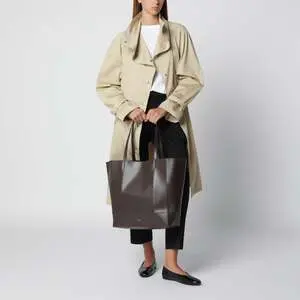 TOTEME Roam Leather Tote Bag - Brown