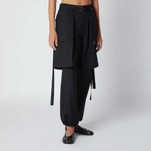 Sacai Wool-blend Cargo Trousers