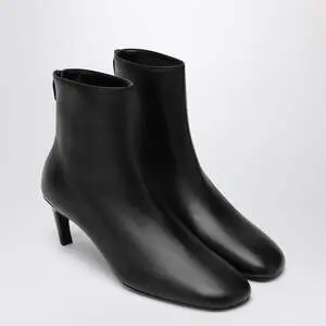 TOTEME Nappa Leather Ankle Boots - Black