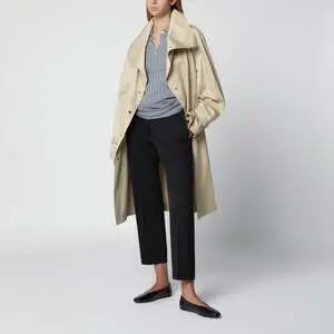 TOTEME Mélange Ribbed Cashmere And Silk Polo Shirt - Grey