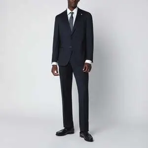 LUIGI BIANCHI Single-breasted Wool Suit - Blue