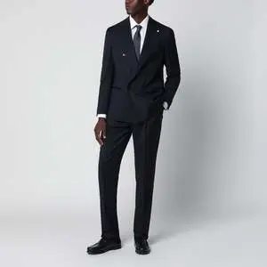 LUIGI BIANCHI Double-breasted Wool Suit