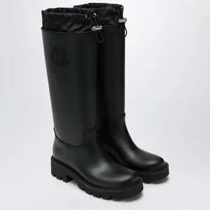 Moncler Kickstream High Rain Boots - Black