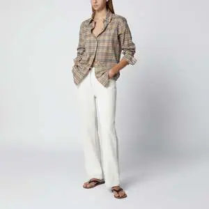 Burberry Cotton Shirt With Check Pattern