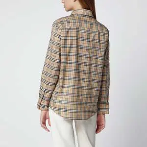 Burberry Cotton Shirt With Check Pattern