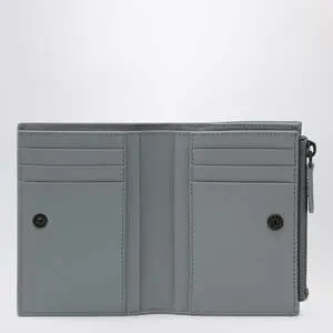 Balenciaga Le City Bifold Lambskin Wallet In -grey - Blue