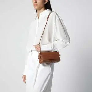 Bottega Veneta Intrecciato Nappa Leather Small Crossbody Bag - Beige