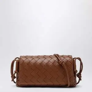 Bottega Veneta Intrecciato Nappa Leather Small Crossbody Bag - Beige