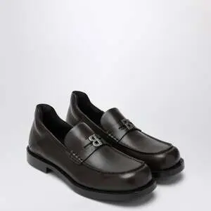 Balenciaga Comfy Loafers In Mocha Leather