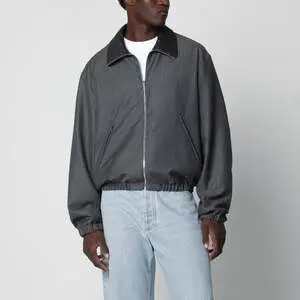 Bottega Veneta Striped Wool And Mohair Jacket - Grey