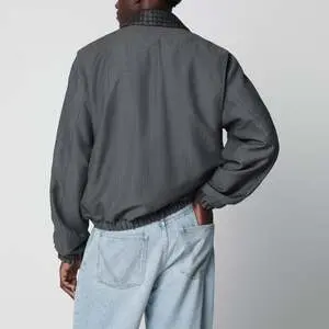 Bottega Veneta Striped Wool And Mohair Jacket