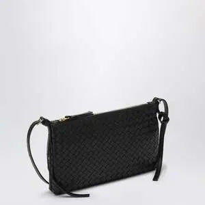 Bottega Veneta Medium Piccolo Pouch In Nappa Leather - Black