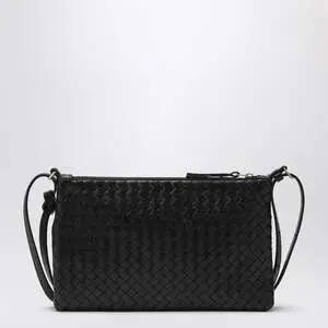 Bottega Veneta Medium Piccolo Pouch In Nappa Leather - Black