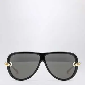 Bottega Veneta Knot Aviator Sunglasses - Black