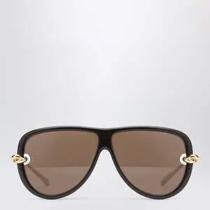 Bottega Veneta Knot Aviator Sunglasses - Metal