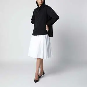 Bottega Veneta Light Wool Twill Shirt With Braided Leather Collar