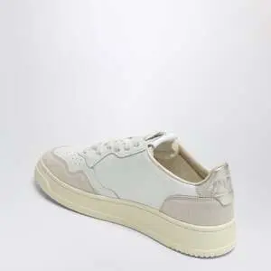 AUTRY Medalist Leather And Suede Low Top Sneakers - White