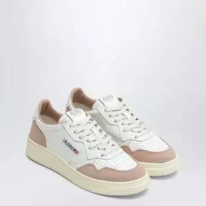 AUTRY Medalist Low Sneakers In Leather And Suede - White