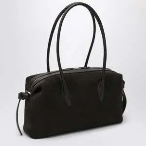 Yuzefi Brioche Duffle Bag In Suede - Brown