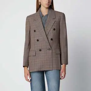 Chloé Prince Of Wales Pattern Double-breasted Jacket