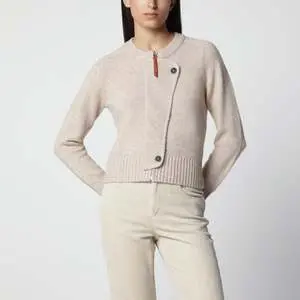 Isabel Marant Étoile Wool Zip-up Cardigan - Beige
