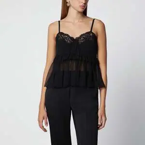 Chloé Silk Crêpe De Chine Top With Thin Straps