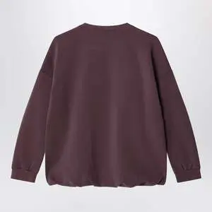 DOUUOD Cotton Sweatshirt - Burgundy