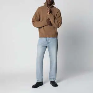 TOM FORD Half-zip Wool And Cashmere Knit Sweater