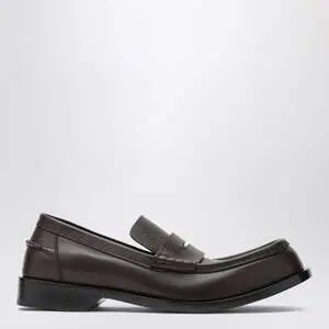 Loewe Bobine Loafers In Shiny Calfskin - Brown