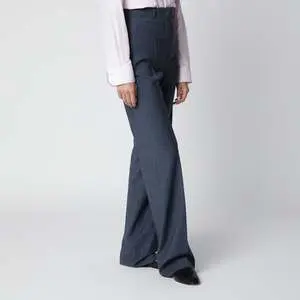 Max Mara Classic Trousers In Virgin Wool