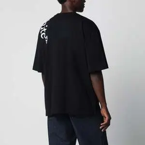 OFF-WHITE™ Crewneck T-shirt With Printed Logo In Cotton