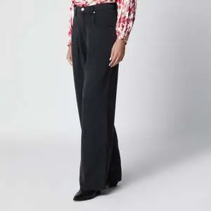 Isabel Marant Étoile Rodayna Wide-leg Jeans - Black