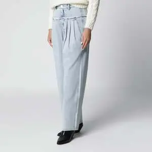 Isabel Marant Étoile Iniza Pleated Wide-leg Jeans