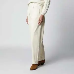 Isabel Marant Étoile Lisha Barrel Jeans In Cotton Denim - Beige